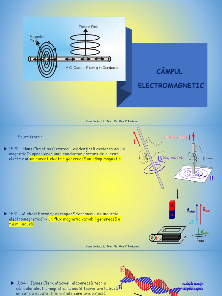 Campul Electromagnetic | PDF