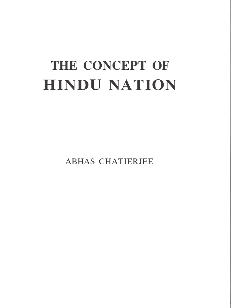 Concept of Hindu Nation | PDF | Jawaharlal Nehru | Swami Vivekananda
