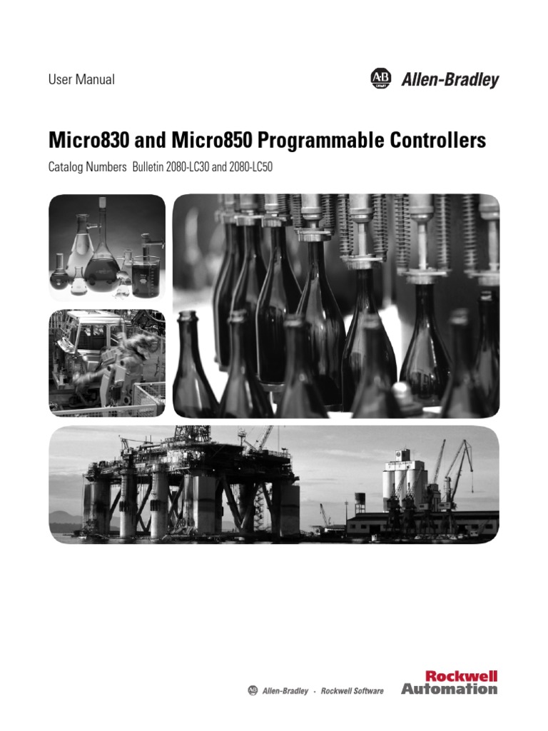 Micro830 and Micro850 Programmable Controllers: User Manual | PDF ...