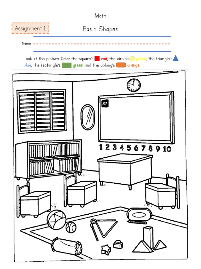 Assignment 1 - Shapes | PDF