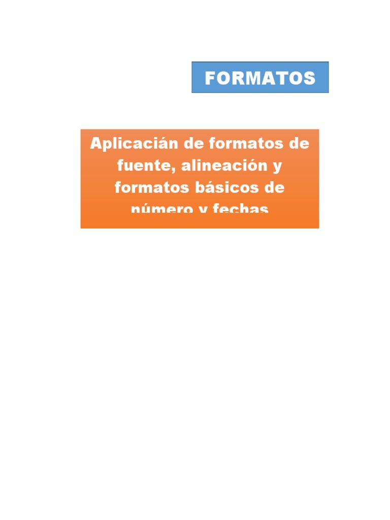 Formatos TAREA | PDF