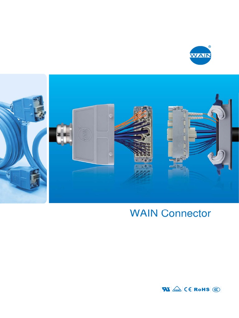 WAIN Connector Guide to Rectangular and Circular Connector Series | PDF ...