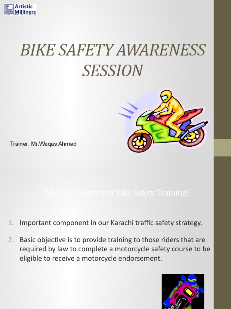 Bike Safety Awareness Session | PDF | Motorcycle | Traffic