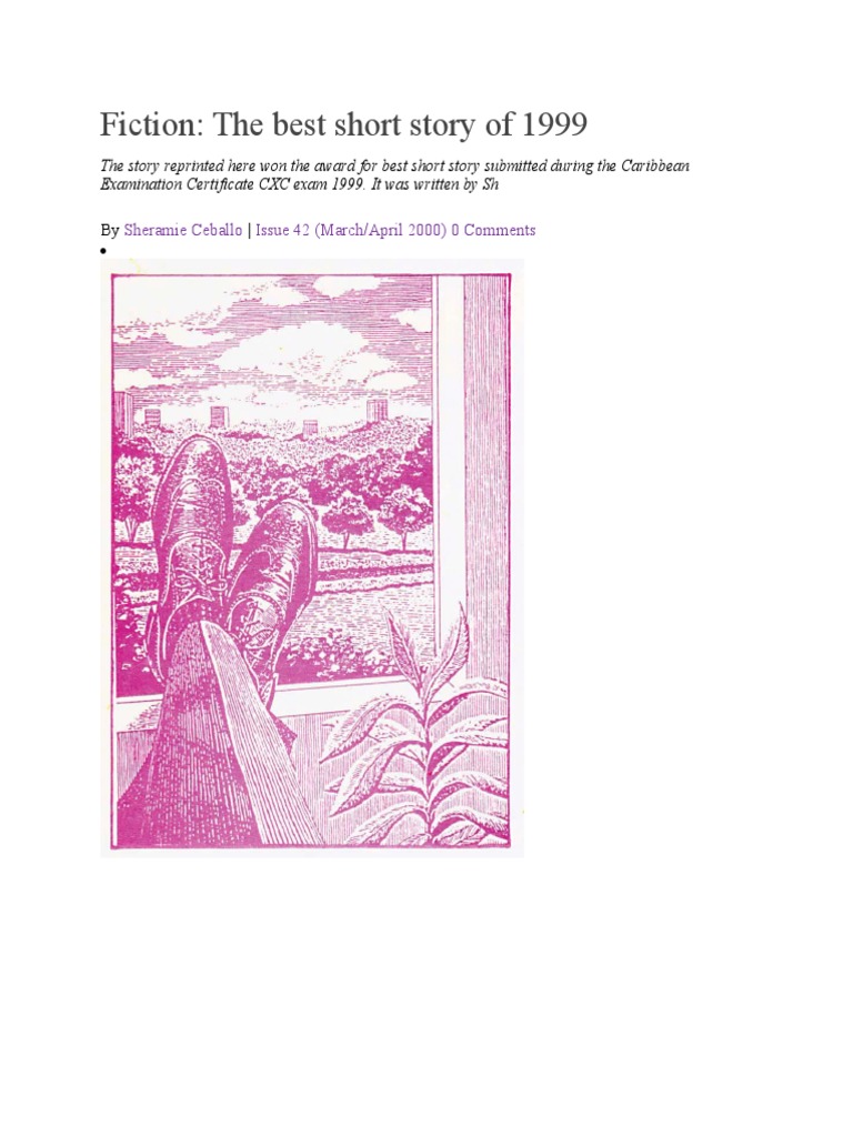 Best CXC Short Story 1999 | PDF