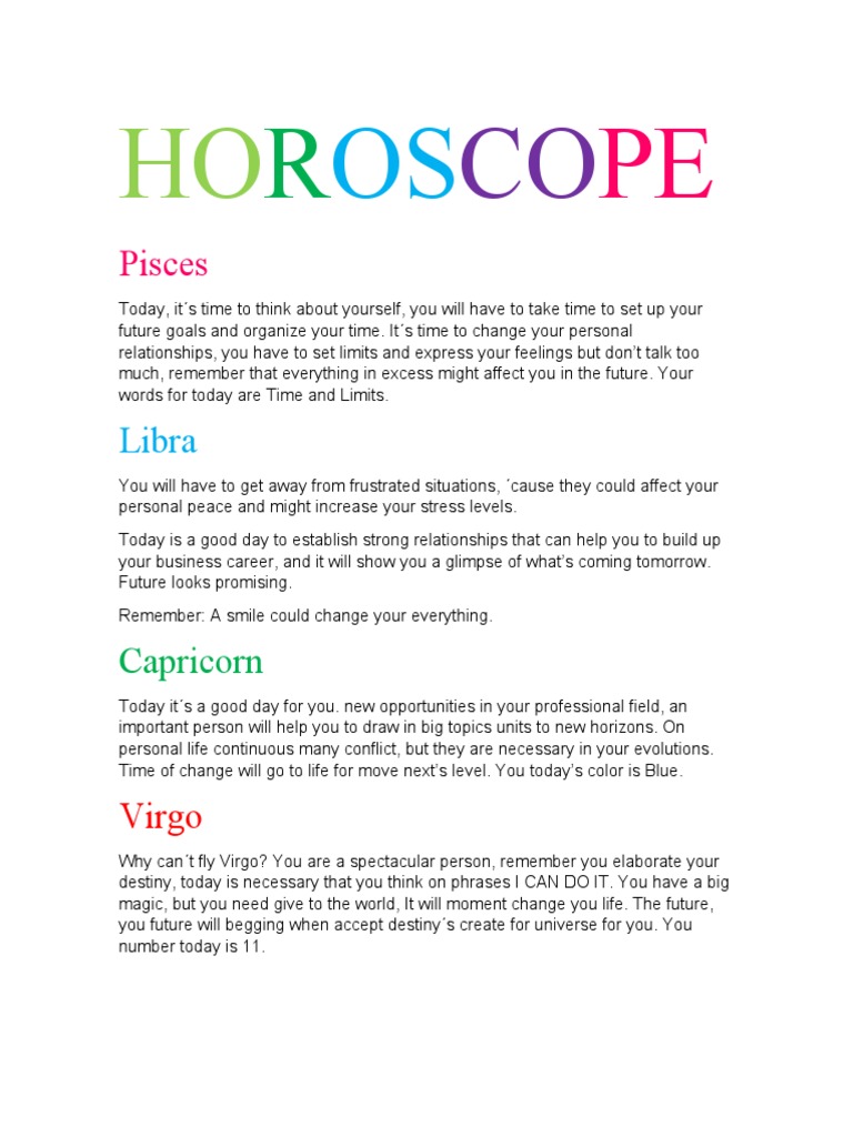HOROSCOPE | PDF