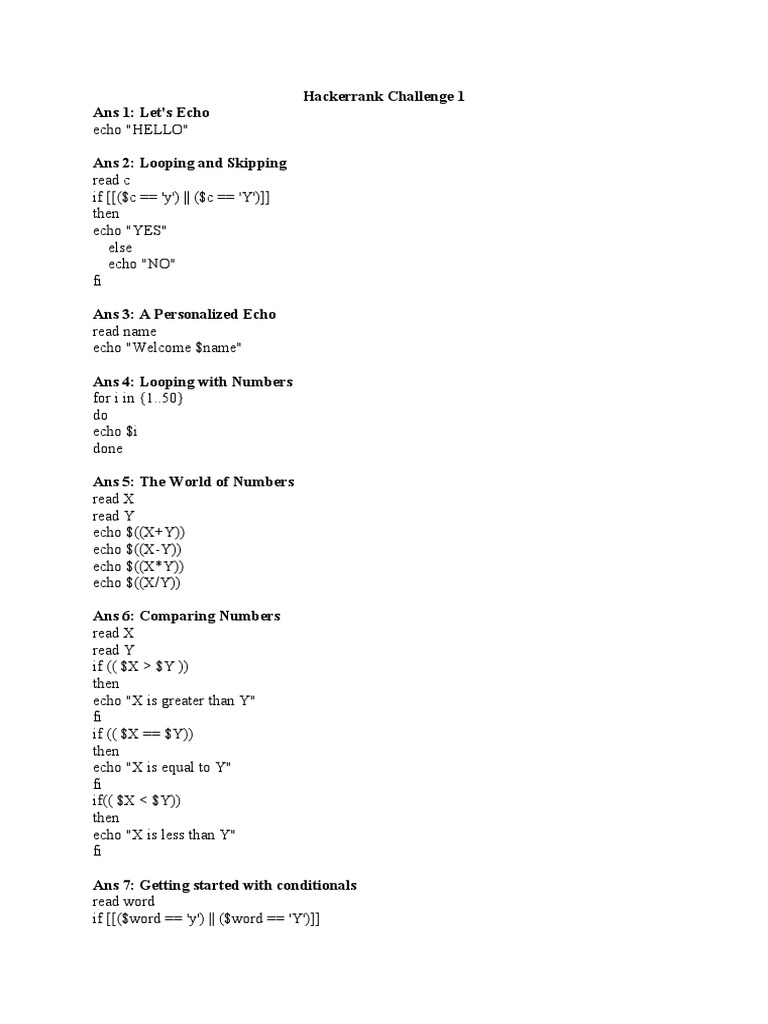OS Hackerrank Challenge 123 | PDF | Teaching Mathematics | Computer ...