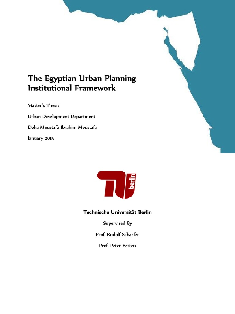 Egyptian Urban Planning Institutional Framework-Doha | PDF | Strategic ...