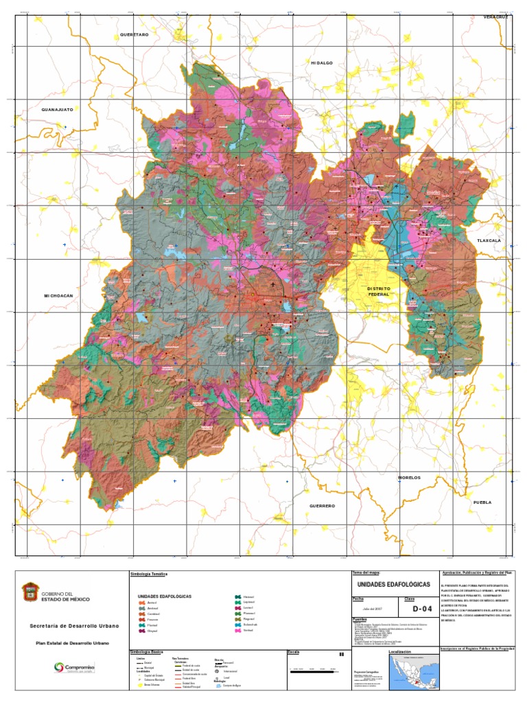 Mapa Edafológico del Estado de México | PDF