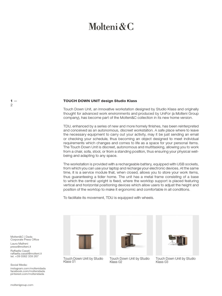 1 - TOUCH DOWN UNIT Design Studio Klass | PDF | Computing | Computing And Information Technology