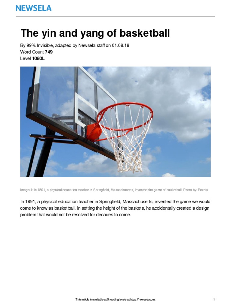 Lib Yin Yang Basketball 38662 Article - Only | PDF | Sports | Team Sports
