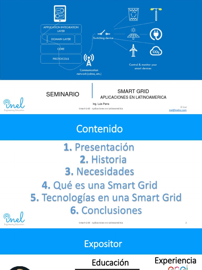 Presentación Smart Grid - Aplicaciones en Latinoamérica | PDF | Red ...