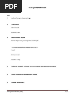 Sample - Management Review Meeting | PDF | Quality Management System ...