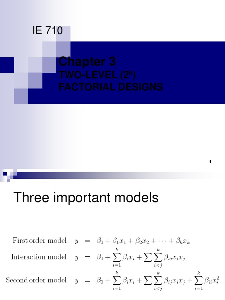 2k Factorial Design Guide | PDF | Mathematical And Quantitative Methods ...