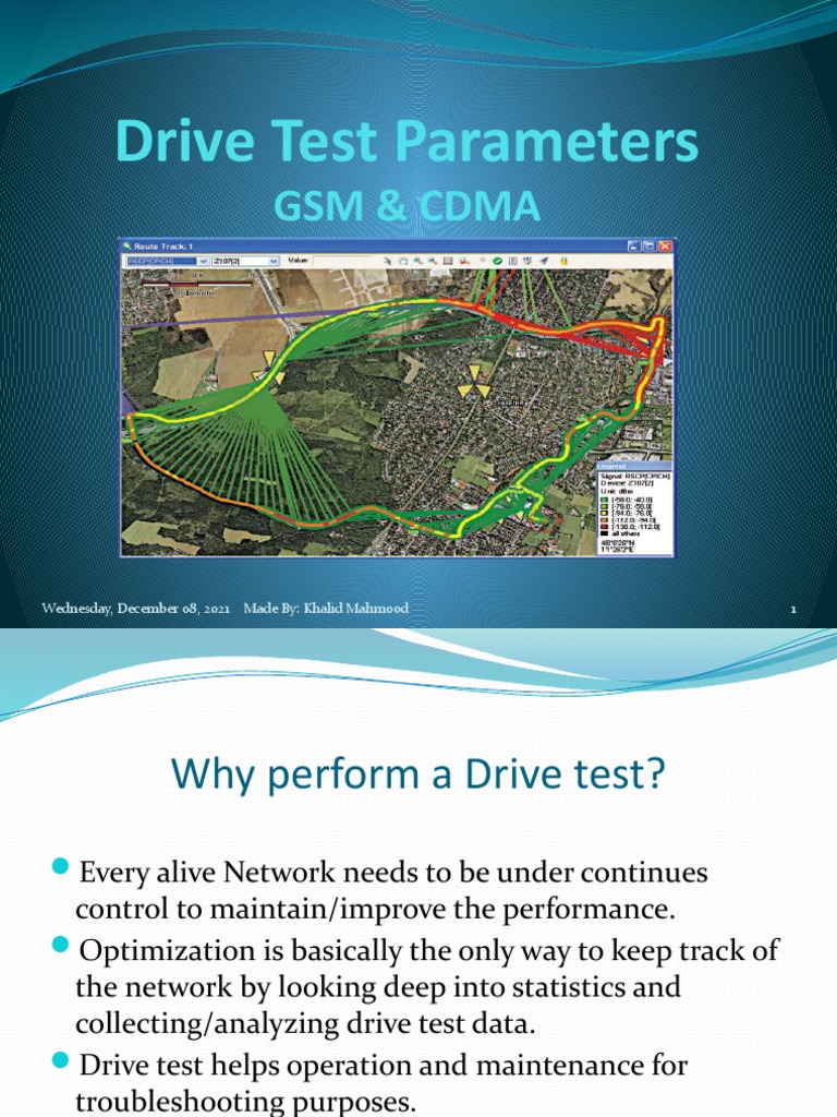 Drive Test Parameters for GSM & CDMA | PDF | Signal To Noise Ratio ...