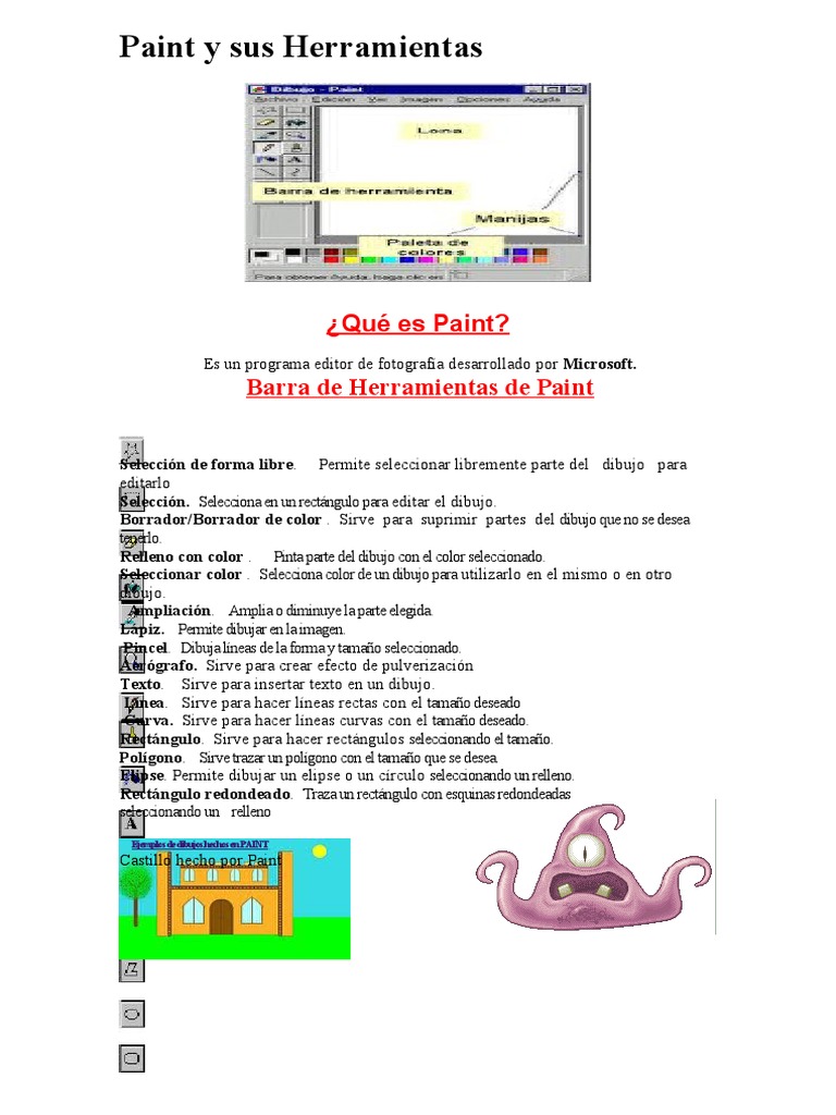 Paint y Sus Herramientas | PDF