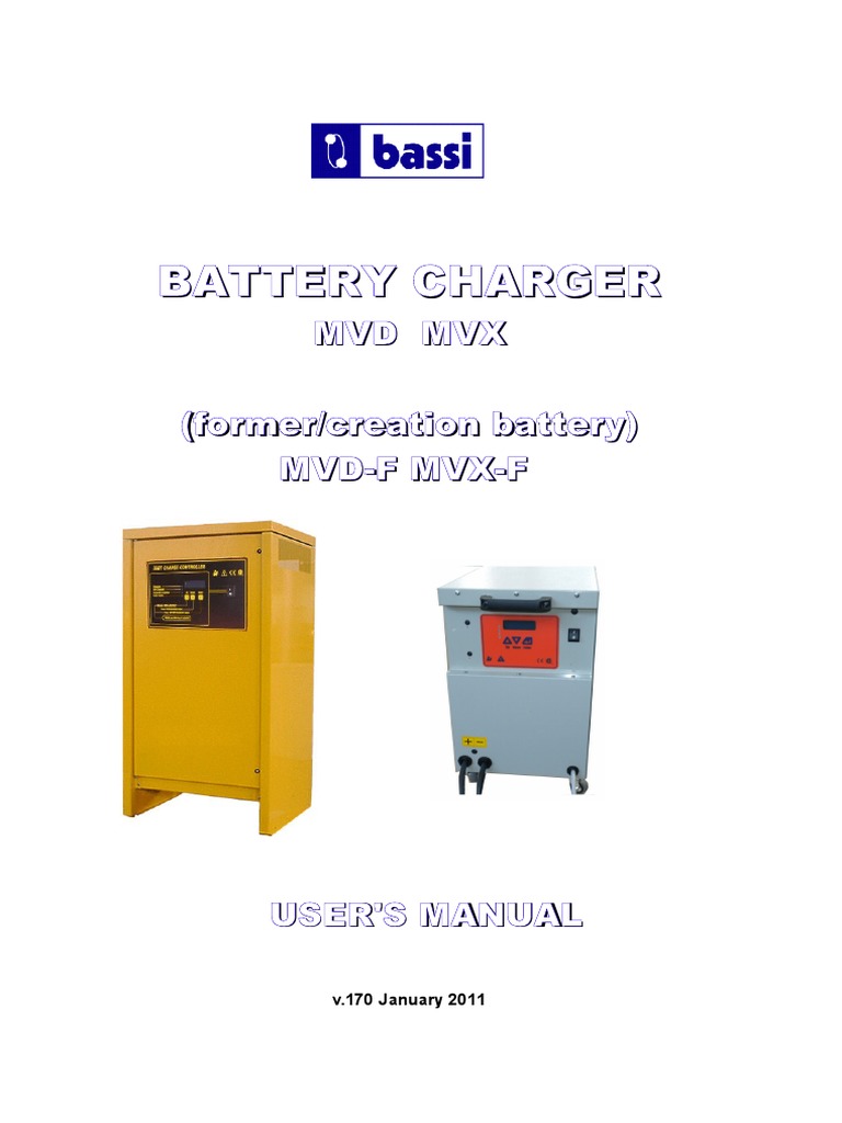 006 Bassi - MVD MVX (F) Charger - SERVICE MANUAL - v170 - (Eng) | PDF ...