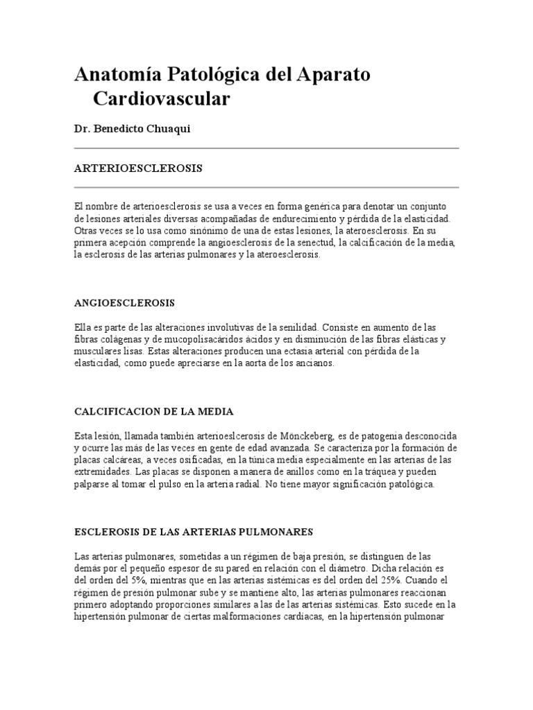 Arterioesclerosis | PDF | Aterosclerosis | Artería
