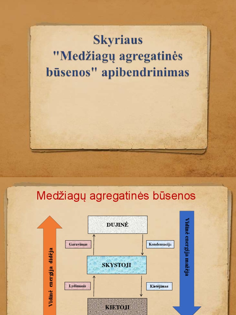 Garavimas Ir Kondensacija. | PDF
