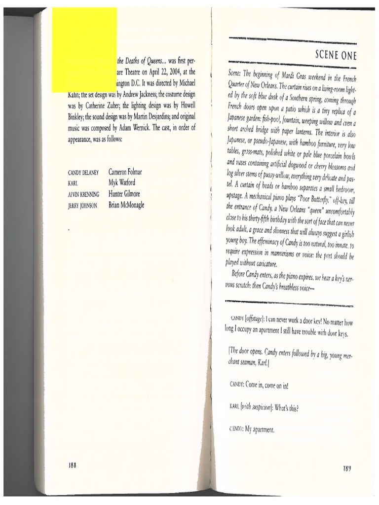 QUEENS Script PDF | PDF