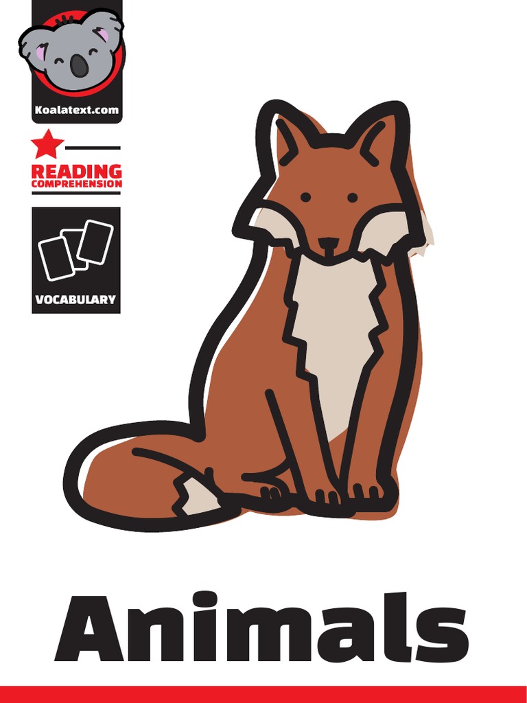 Animals: Vocabulary | PDF | Elephant | Lion