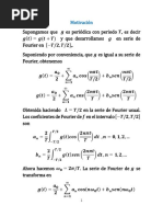 ECM-desigualdad de Bessel - Identidad de Parseval | PDF | Series (Matemáticas) | Integral