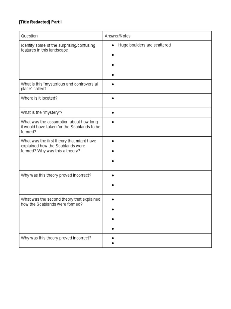 Notes Catcher Part I STUDENT | PDF