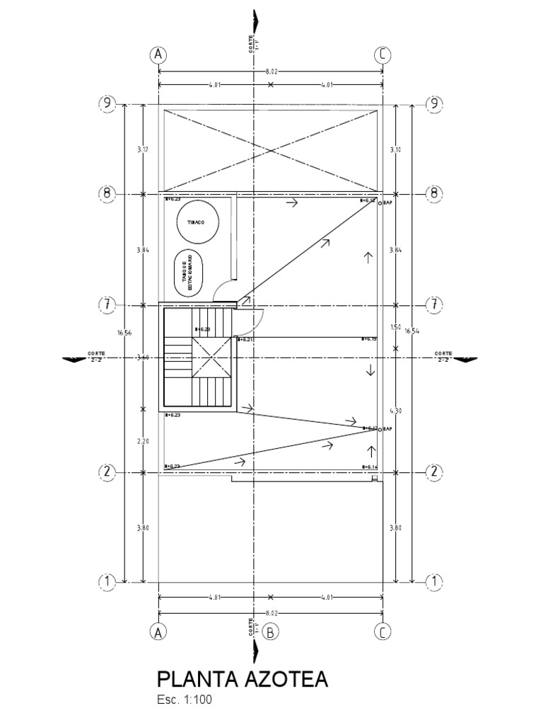 Plano Planta Azotea | PDF