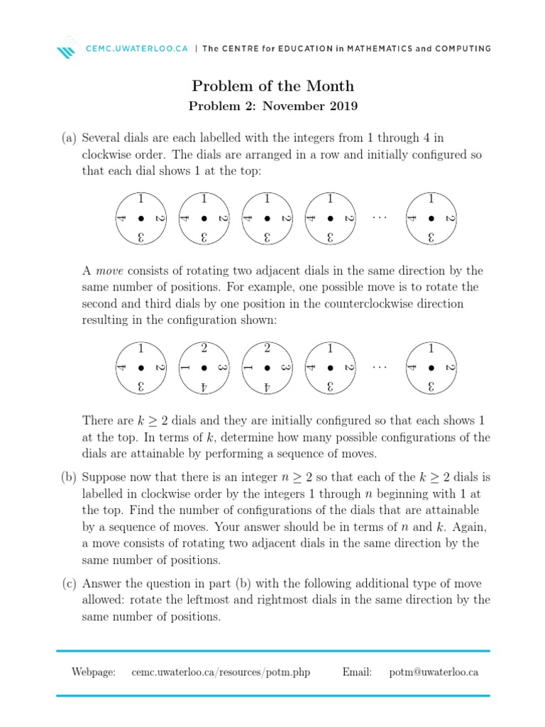 Problem of The Month: Webpage: Cemc - Uwaterloo.ca/resources/potm - PHP ...