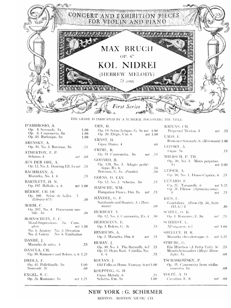 (Free Scores - Com) - Bruch Max Kol Nidrei 69089 | PDF