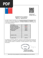 CERTIFICADO DE RETIRO Modelo | PDF