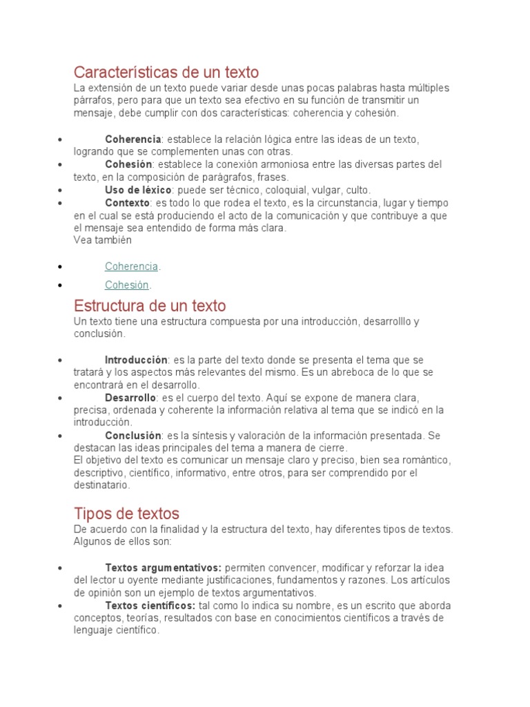 Características y tipos de textos | PDF | Textos Religiosos | Epístola