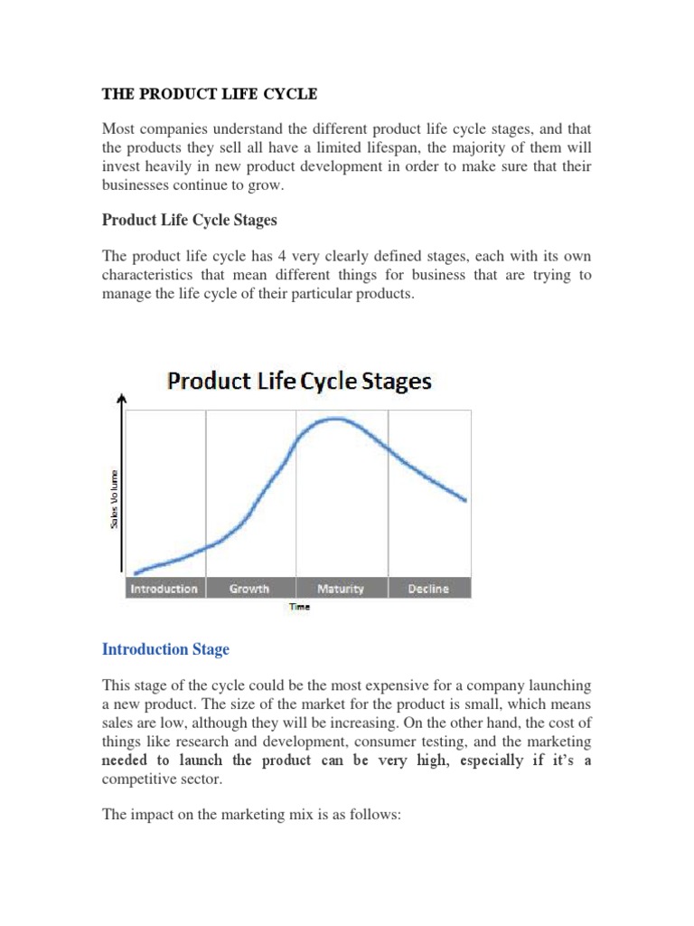 The Product Life Cycle | PDF | Pricing | Marketing