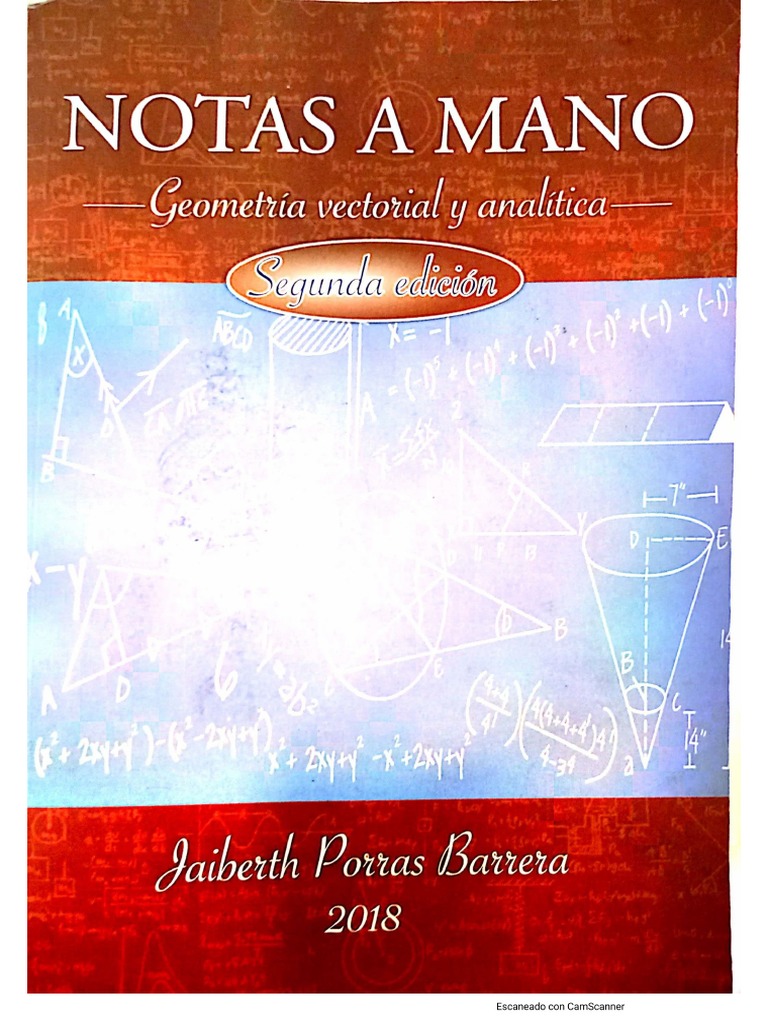 Notas A Mano. Geometría Vectorial PDF | PDF Notas A Mano. Geometría Vectorial PDF | PDF