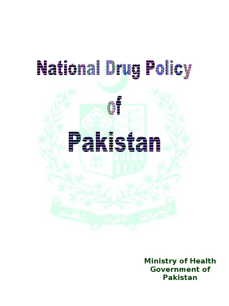 National Drug Policy | PDF | Pharmacy | Pharmacist