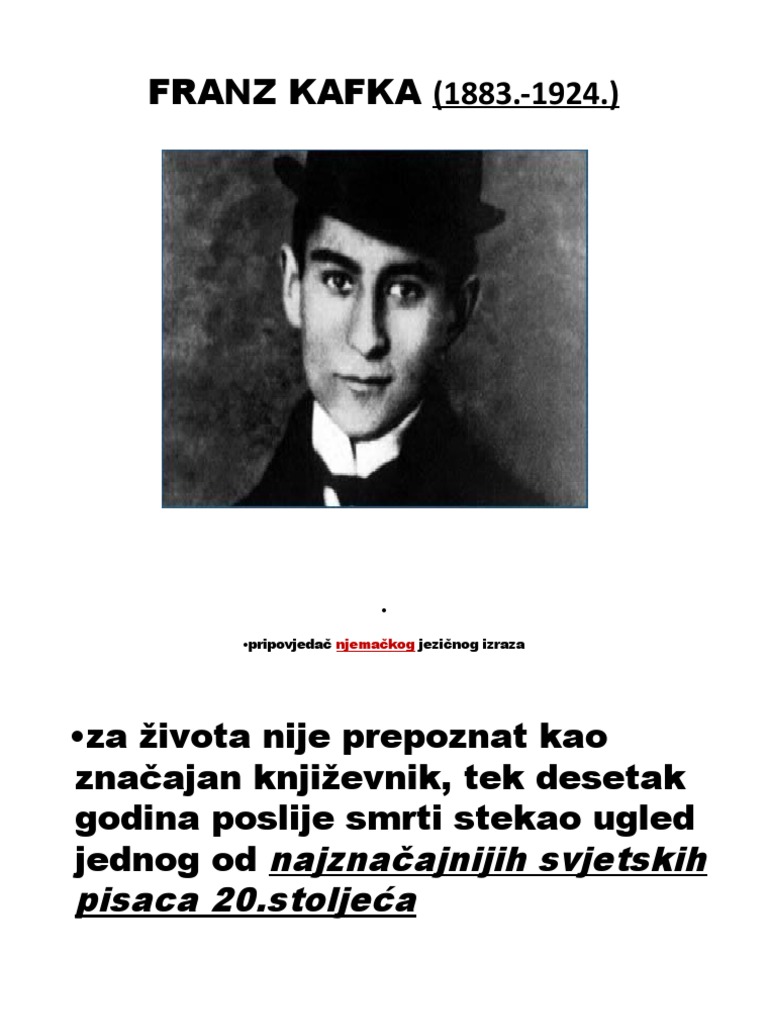 FRANZ KAFKA - Power Point | PDF