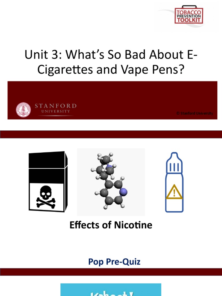 What's So Bad About E-Cigs Vapes | PDF | Lifestyle
