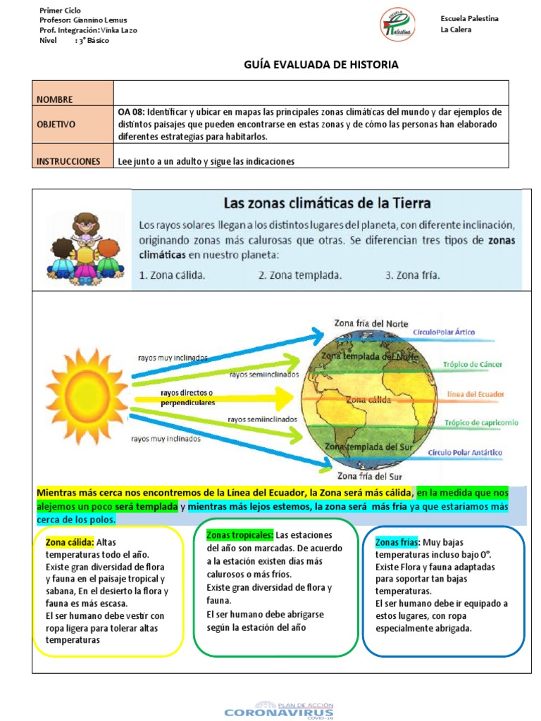 Historia. ZONAS CLIMÁTICAS - OCTUBRE.2020 | PDF | Zona tropical | Clima