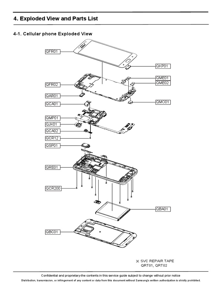 Exploded View and Parts List | PDF