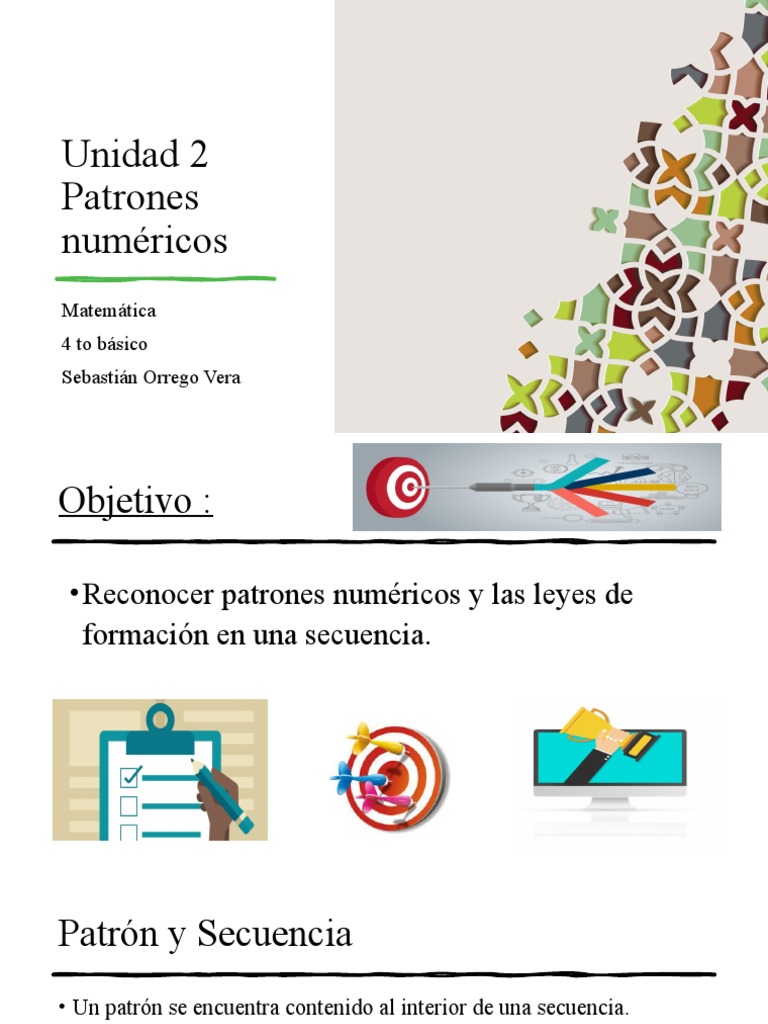 Unidad 2 Patrones Numéricos | PDF
