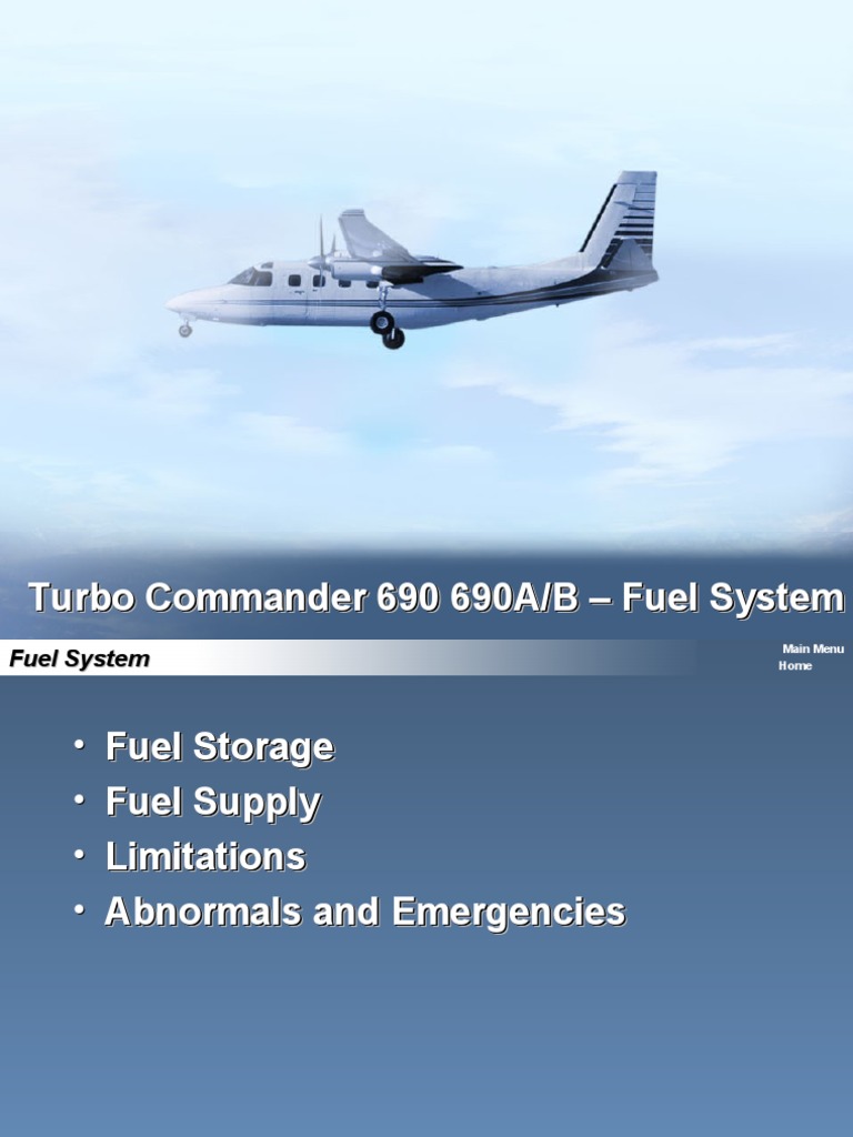 Turbo Commander 690 690A/B - Fuel System | PDF