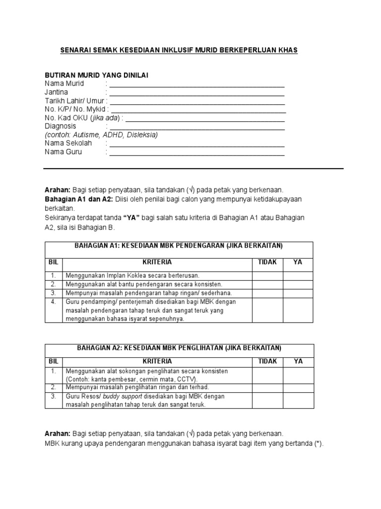 Borang | PDF