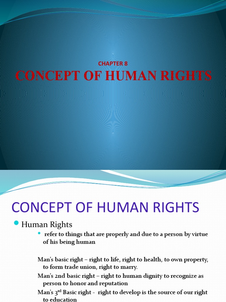 Chapter 8 Concepts of Human Rights | PDF | Search Warrant | Probable Cause