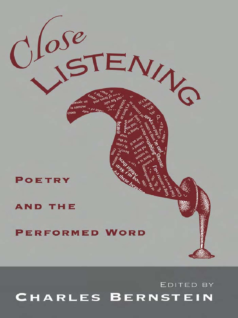 Charles Bernstein - Close Listening - Poetry and The Performed Word ...