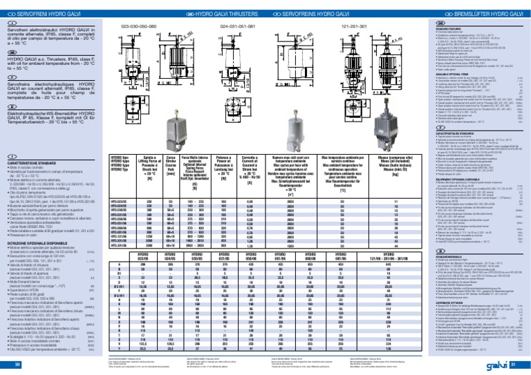 GALVI Shoe Brakes 2016 - HYD | PDF | Machines | Mechanical Engineering