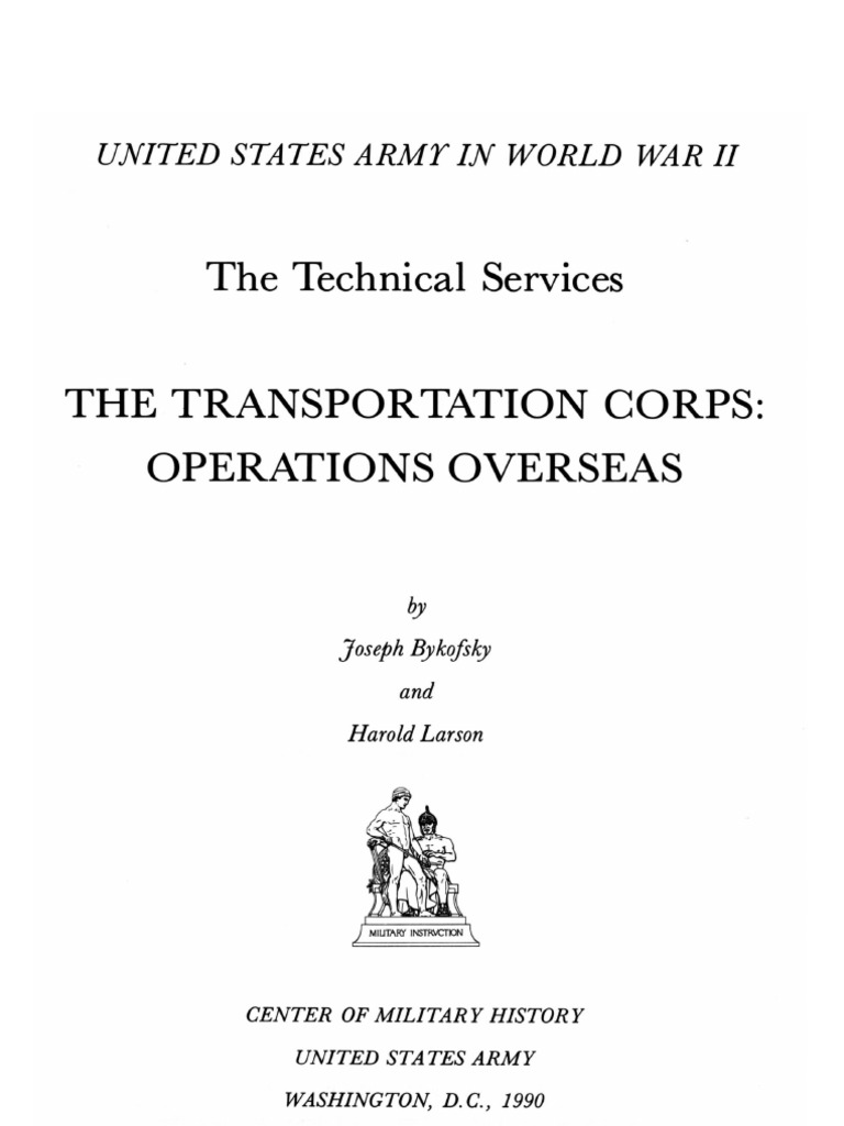Transportation Corps Operations Overseas | PDF | United States Army | Corps