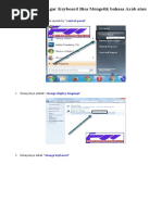 Susunan Huruf Hijaiyah Di Keyboard Dan Pada Abjad Arab | PDF