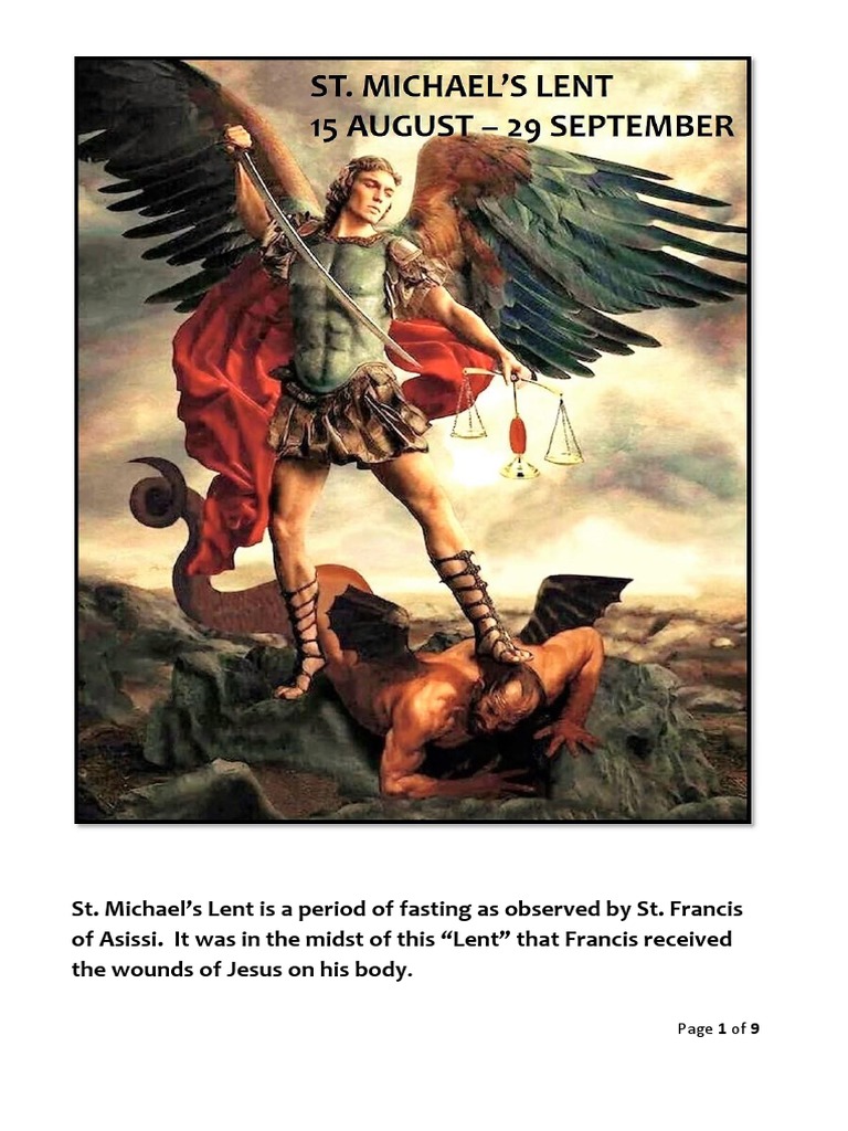 St. Michael's Lent | PDF | Michael (Archangel) | Lent