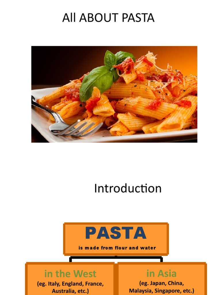 All About Pasta | PDF | Noodle | Pasta