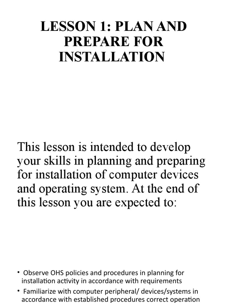 CSS I Plan and Prepare For Installation | PDF | Computer Data Storage ...