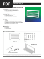 Titus 300/350 Grilles Overview | PDF | Screw | Mechanical Engineering